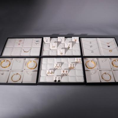 China Metal Arc Jewelry Storage Display Tray Necklace Ring Display Plate Jewelry Display Props Factory Custom for sale