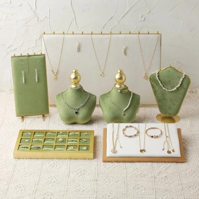 China Necklace Earring Jewelry Display Set Bracelet Display Stand Jewelry Holder Necklace Holder for sale