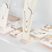 China Minimalist Jewelry Display Blocks with Stackable Shapes Matte Texture and Clean Edges for sale