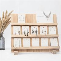 China Wood Jewelry Display Set Jewelry Stand for Boutiques Outdoor Markets Fairs Ring Display Earring Prop for sale