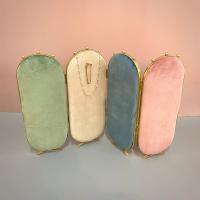 China pink Jewelry Platform Tray Velvet Jewelry Store Design Jewelry Photography Tool for sale
