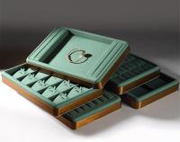 China Durable Flannel Jewelry Display Tray for Countertop Exhibition for sale
