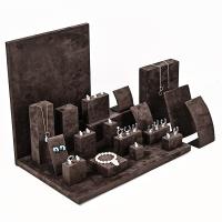 China Premium Flannel Jewelry Display Stand for Luxury Jewelry Shop Showcase for sale