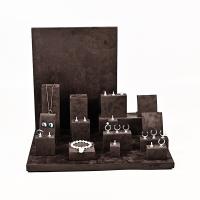 China Premium Flannel Jewelry Display Stand for Luxury Jewelry Shop Showcase for sale