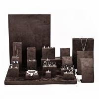 China Premium Flannel Jewelry Display Stand for Luxury Jewelry Shop Showcase for sale