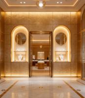 China High-end Custom Jewelry Exhibition Hall, Luxury Jewelry Shop Full Store Design, One-stop Exhibition Booth Decoration Service for sale