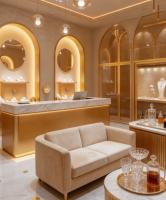 China High-end Custom Jewelry Exhibition Hall, Luxury Jewelry Shop Full Store Design, One-stop Exhibition Booth Decoration Service for sale