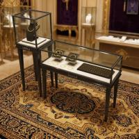 China Stainless Steel Jewelry Display Cabinets:High-End Display Cases for Gold Jewelry,Jade,Watches,and Eyewear Museum Display Cases for sale