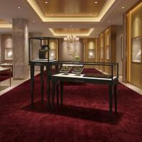 China Stainless Steel Jewelry Display Cabinets:High-End Display Cases for Gold Jewelry,Jade,Watches,and Eyewear Museum Display Cases for sale