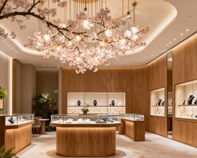 China Wholesale Freestanding Jewelry Display Cabinet Wood Metal Glass Store Center Showcase for sale