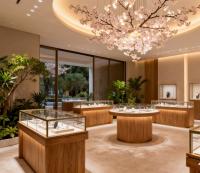 China Wholesale Freestanding Jewelry Display Cabinet Wood Metal Glass Store Center Showcase for sale