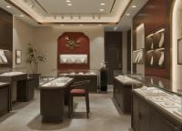 China Free Standing Jewelry Island Showcase Metal Wood Glass Display Cabinet for Shop for sale