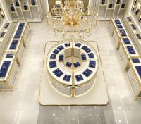 China High End Customized LED Lighting Jewelry Display Cabinet with Modern Glass for Retail Store for sale