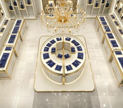 China High End Customized LED Lighting Jewelry Display Cabinet with Modern Glass for Retail Store for sale