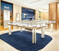 China Custom Luxury Curved Jewelry Display Cabinet, Glass Counter for Luxury Jewelry Boutiques for sale