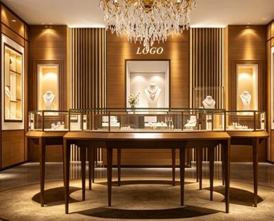 China Fashionable Jewelry Display Counter & Showcase for Jewelry Store & Showroom Furniture Customized Design Durable High Quality for sale
