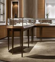 China Fashionable Jewelry Display Counter & Showcase for Jewelry Store & Showroom Furniture Customized Design Durable High Quality for sale