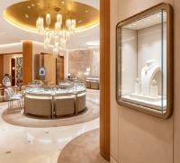 China Elegant Modern Luxury Jewelry Store Interior Design, Complete Display Solution for High-End Jewelry Brands for sale