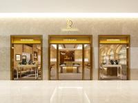 China Custom High Quality Wooden Glass Jewelry Display Showcase with LED Lighting for sale