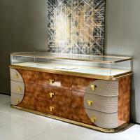 China Boutique Wooden Jewelry Display Cabinet with Glass Window Design for sale