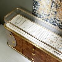 China Boutique Wooden Jewelry Display Cabinet with Glass Window Design for sale