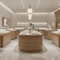 China Custom Jewelry Store Full Solution Display Island Cabinets Counters for Jewelry Shop for sale