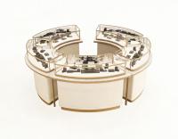 China Luxury Jewelry Display Island Cabinet With LED Light for Store Counter Exhibition for sale