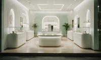 China Jewelry Store Showcase with LED Lighting Glass and Stainless Steel Cabinet for Watch Display for sale