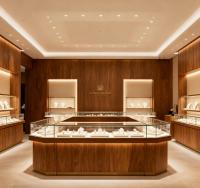 China Luxury 3D Design Retail Store Jewelry Island Display Cabinet for Jewelry Shops for sale