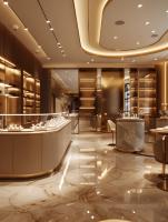 China Customize Jewelry Shop Furniture Jewellery Store Display Island Showcase for sale