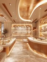 China Customize Jewelry Shop Furniture Jewellery Store Display Island Showcase for sale