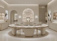 China Customized Jewelry Shop Plywood Jewelry Showcase Island Cabinet for Retail Store for sale