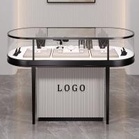 China Modern Wood & Glass Jewelry Display Furniture for Luxury Boutique for sale