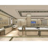 China Elegant Wood Jewelry Showcase with Glass Display Area for Boutique Store for sale
