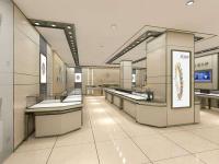 China Elegant Wood Jewelry Showcase with Glass Display Area for Boutique Store for sale
