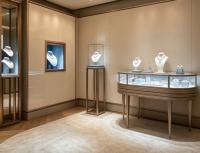 China Modern Luxury Jewelry Showroom Design with LED Lighting and Retail Display for sale