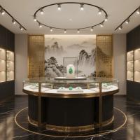 China Modern Jewelry Showcase Custom 3D Design Glass Display Cabinet for Watches and Jewelry for sale