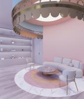 China Luxury Gold Jewelry Retail Store Furniture Custom Jewelry Showcase for sale