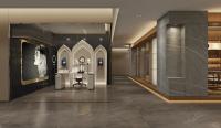 China Customized Jewelry Display Counter Plywood Glass Jewelry Showcase for Retail Store for sale
