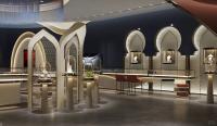 China Custom Luxury Jewelry Shop Design Display Showcase Custom Watch Jewelry Shop Counter for sale