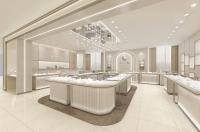 China Elegant LED-Lit Fine Jewelry Showcase Fashion Store Display Furniture for Shop Mall Decoration Product Category Showcases for sale