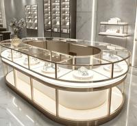China Elegant Glass Display Cabinet, Jewelry Showcase Display for Jewelry Shop Design & Brand Storytelling for sale