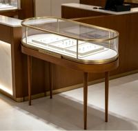 China Luxury LED Lit Jewelry Display Cabinet with Customizable Design for Retail Stores & Malls for sale