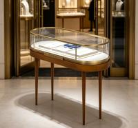 China Luxury LED Lit Jewelry Display Cabinet with Customizable Design for Retail Stores & Malls for sale