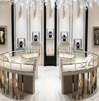China Custom Luxury LED Lighting Spotlight Customizable Jewelry Showcase Display Counters Store Furniture for Luxury Shopping Malls for sale
