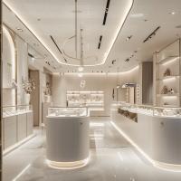 China Minimalist Style Jewelry Display Case for Modern Jewelry Shop for sale