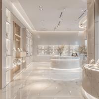 China Minimalist Style Jewelry Display Case for Modern Jewelry Shop for sale