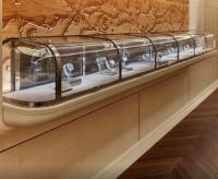 China Premium Modular Aluminum Jewelry Display Counter Island Wall Shelf LED Lighting French Style Boutique Retail Store/Showroom for sale