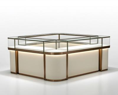 China Bespoke Full Store Jewelry Shop Interior Design High End Jewelry Display Showcase Custom Retail Jewelry Display Cabinet Set Mall for sale