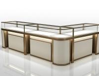 China Bespoke Full Store Jewelry Shop Interior Design High End Jewelry Display Showcase Custom Retail Jewelry Display Cabinet Set Mall for sale